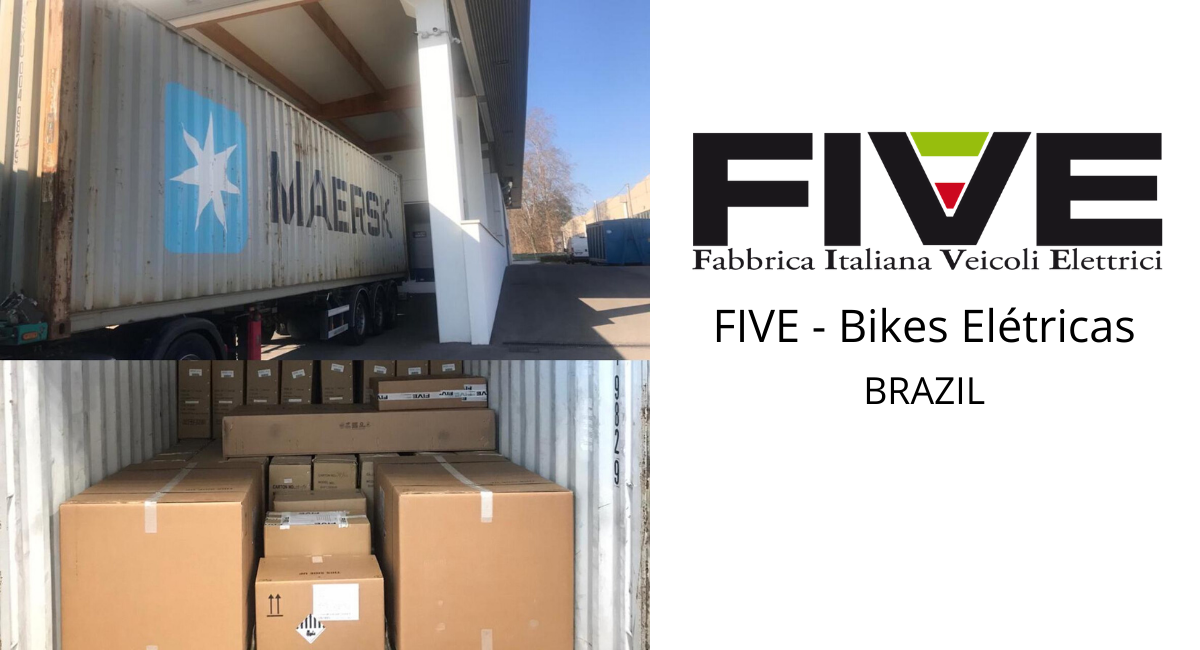 FIVE - marzo 2020, intercontinental shipping to Brazil www.fivebikes.i/en